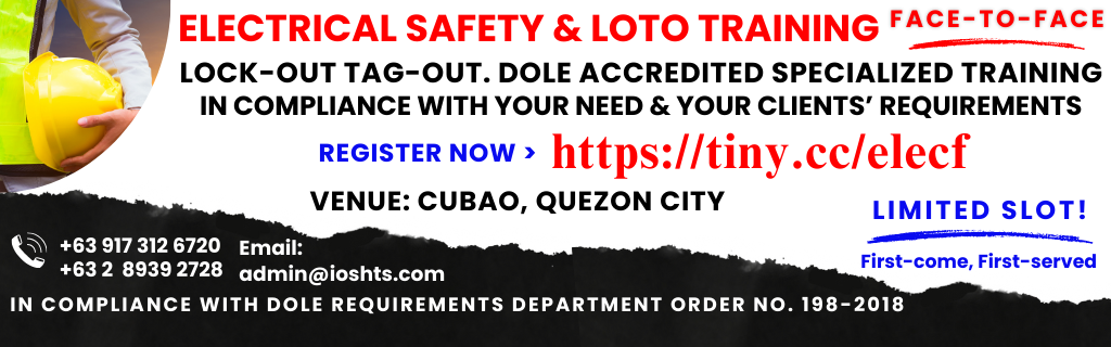 Enroll in Electrical Safety Training LOTO Training in compliance with ...