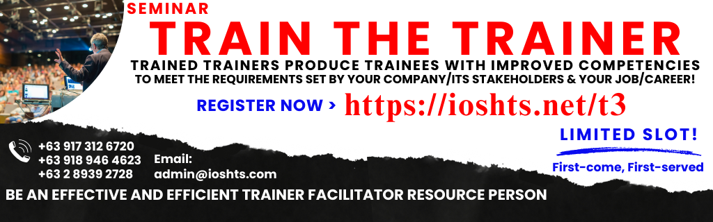 Enroll in Train the Trainer Seminar Online via Zoom for a more ...