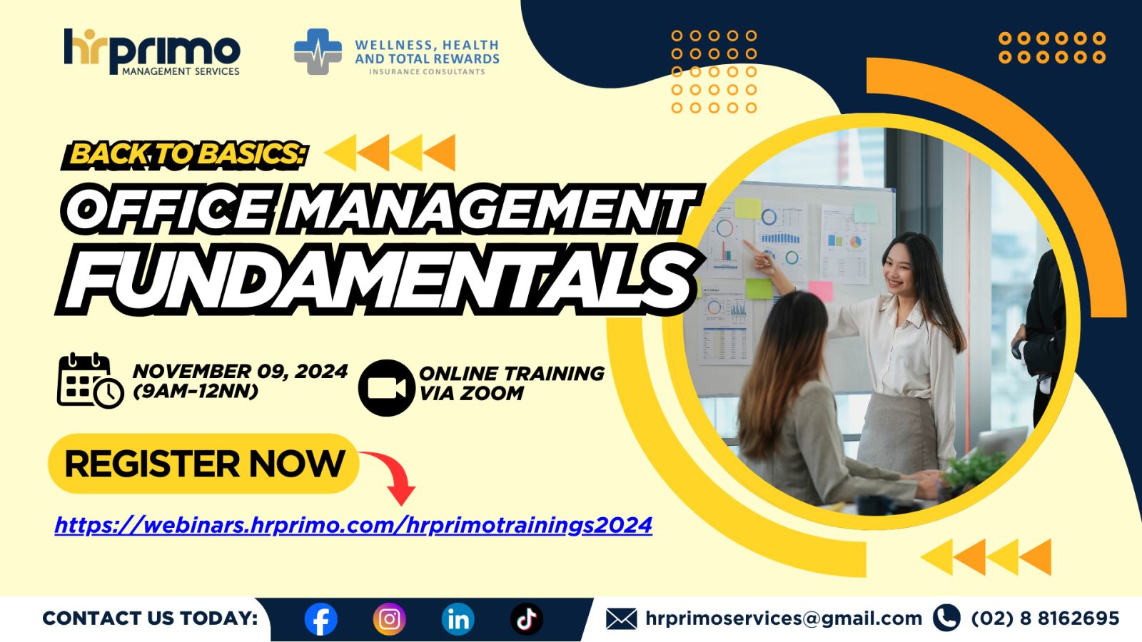Enroll in BACK TO BASICS: Office Management Fundamentals by HR PRIMO MANAGEMENT SERVICES ...