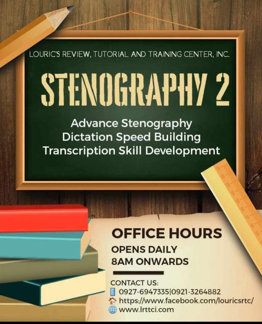 Enroll in STENOGRAPHY 2 - ADVANCE STENOGRAPHY Dictation Speed Building ...