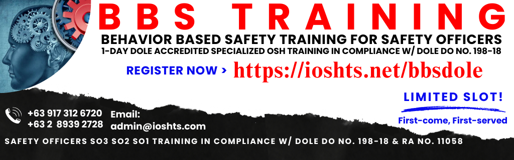 Enroll in Behavior Based Safety BBS DOLE Accredited Training Online by ...